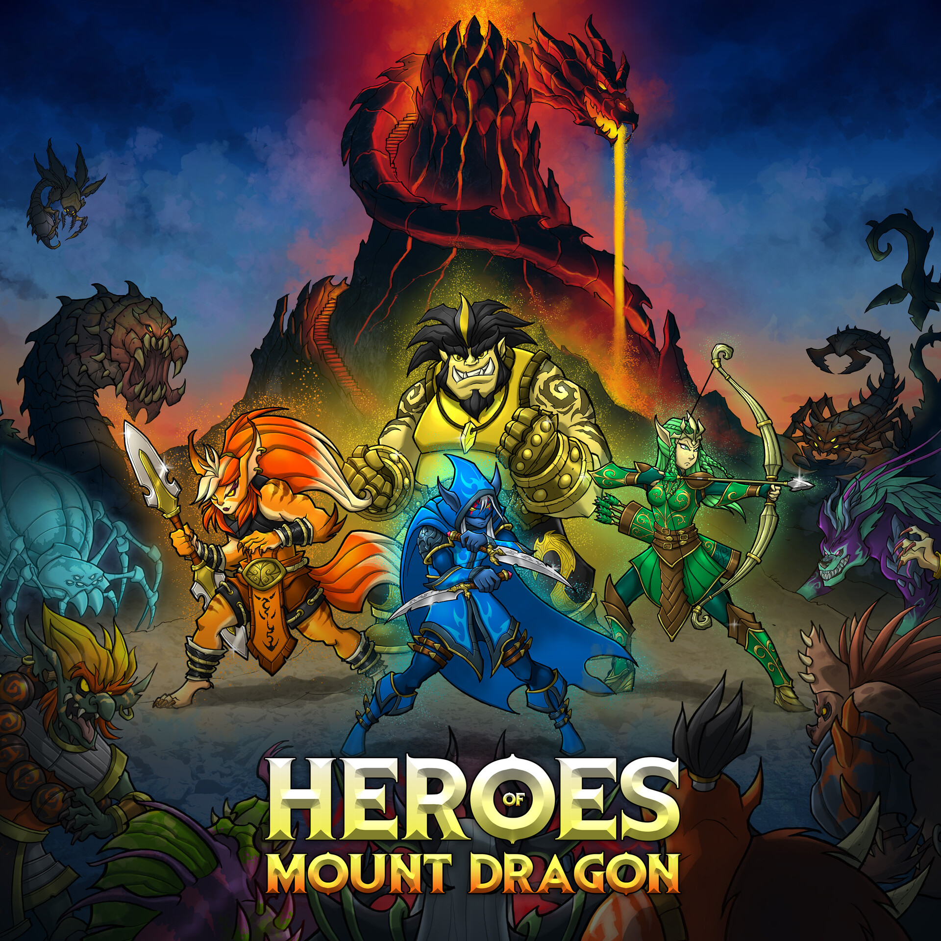 ArtStation - Heroes of Mount Dragon - Rise of the Dragon-Bloods