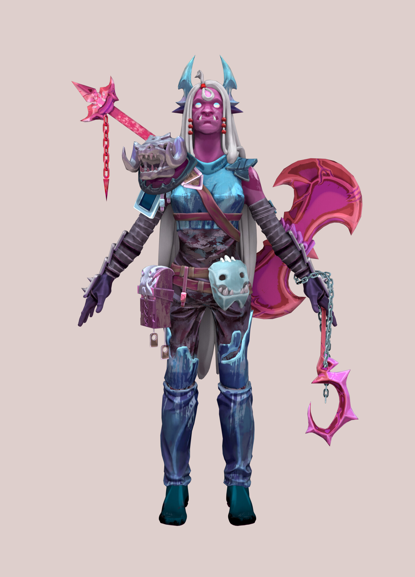 ArtStation - Purple Warrior