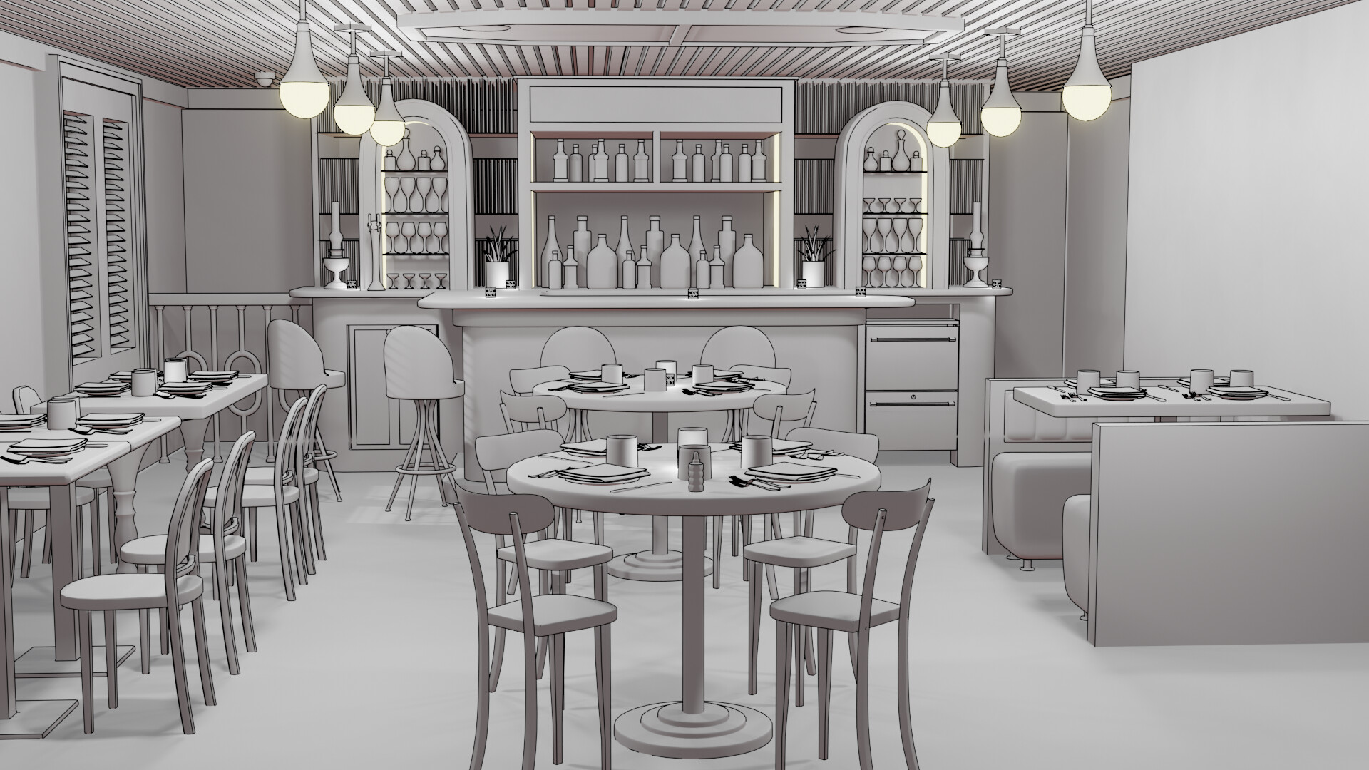 ArtStation - Decor modeling / lighting