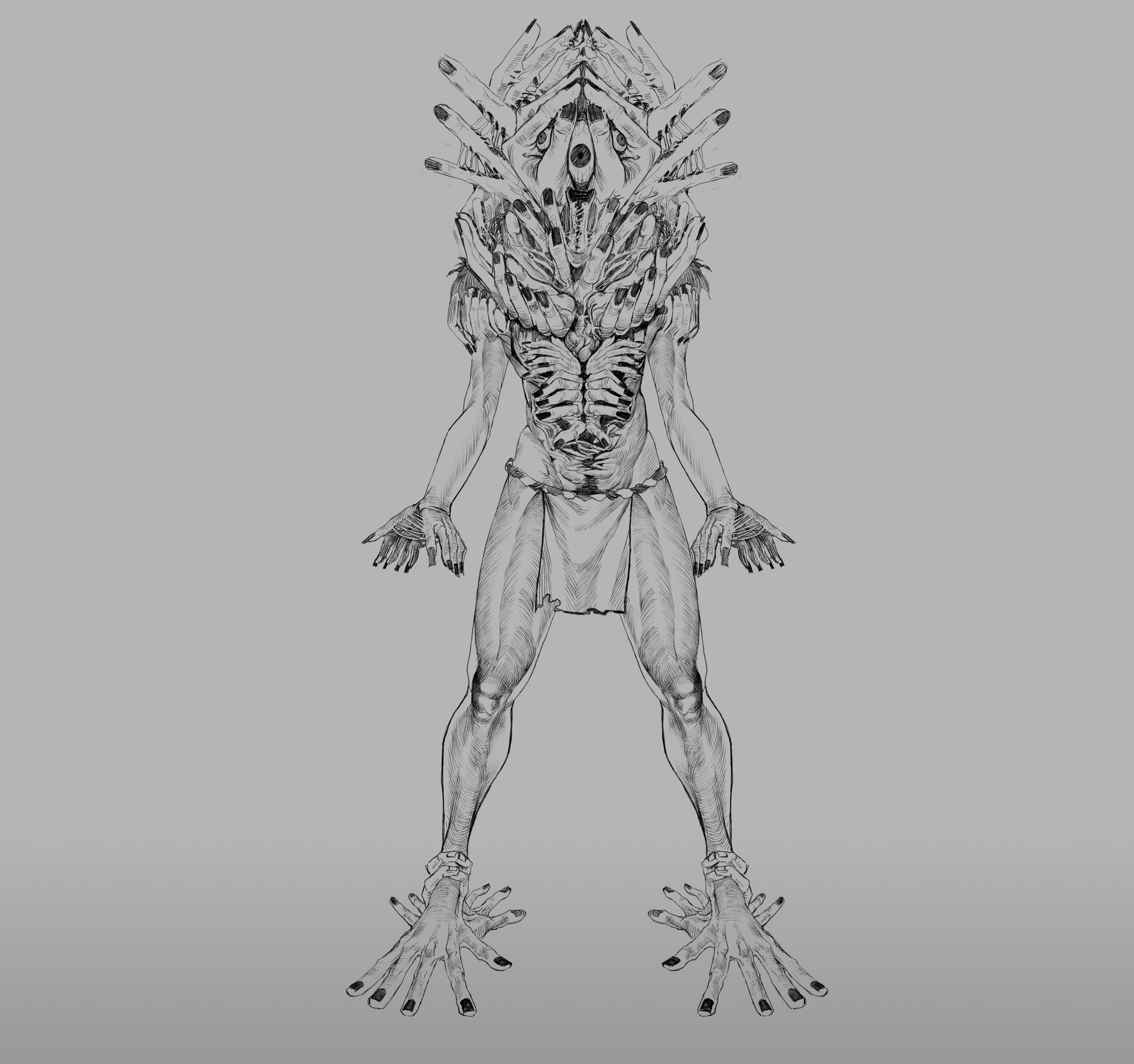 ArtStation - Project 01 - (Horror/character concept art)