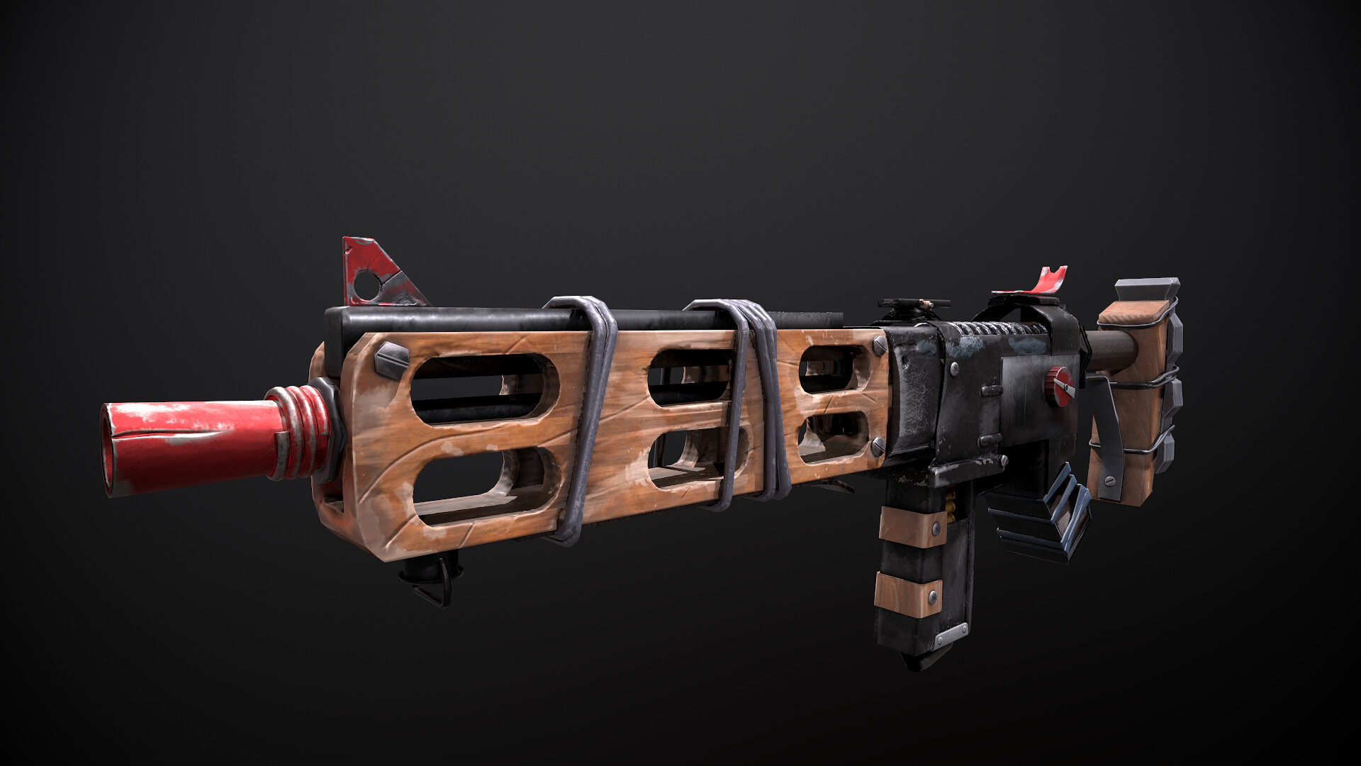 ArtStation - 3d gun
