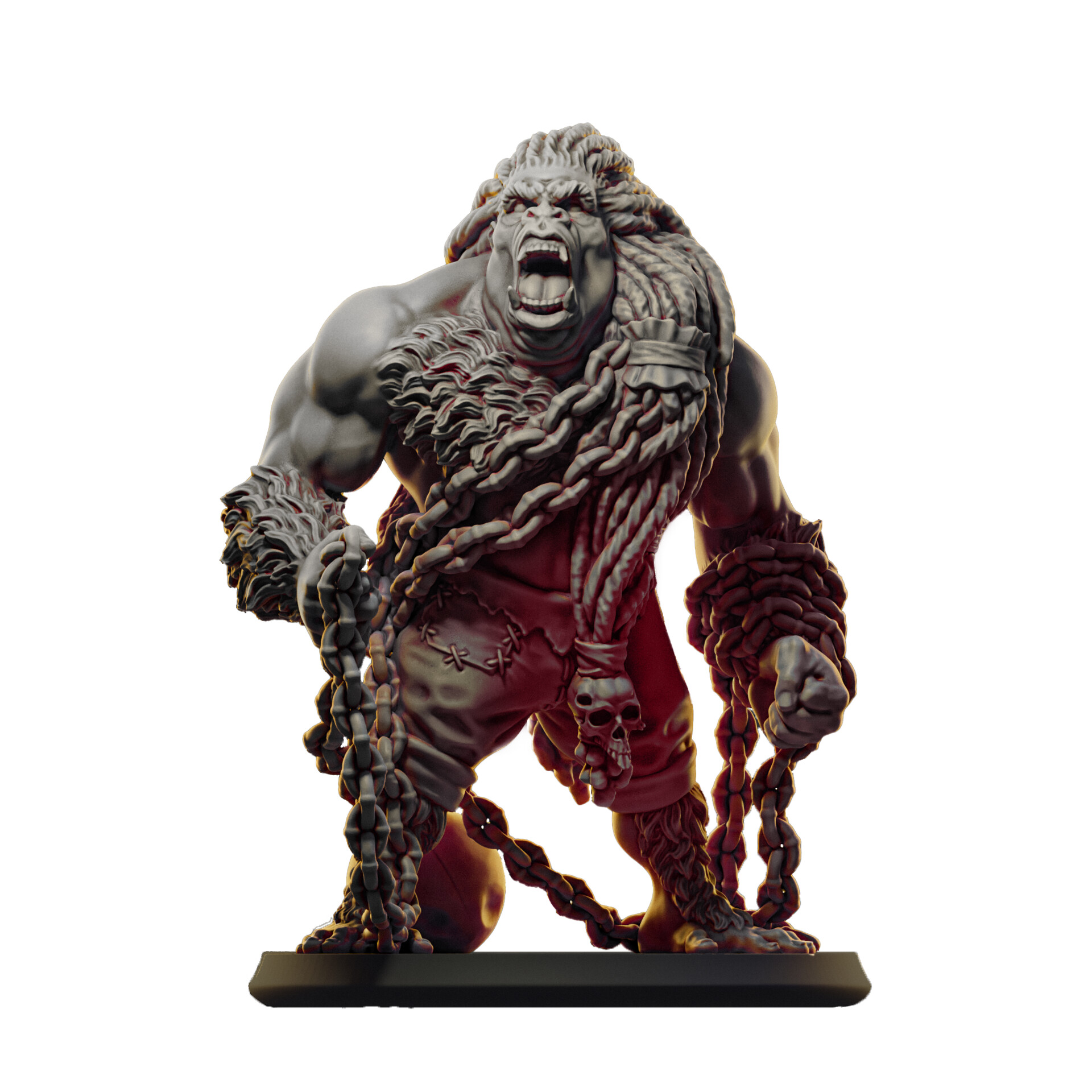 ArtStation - Ork for 3d printing