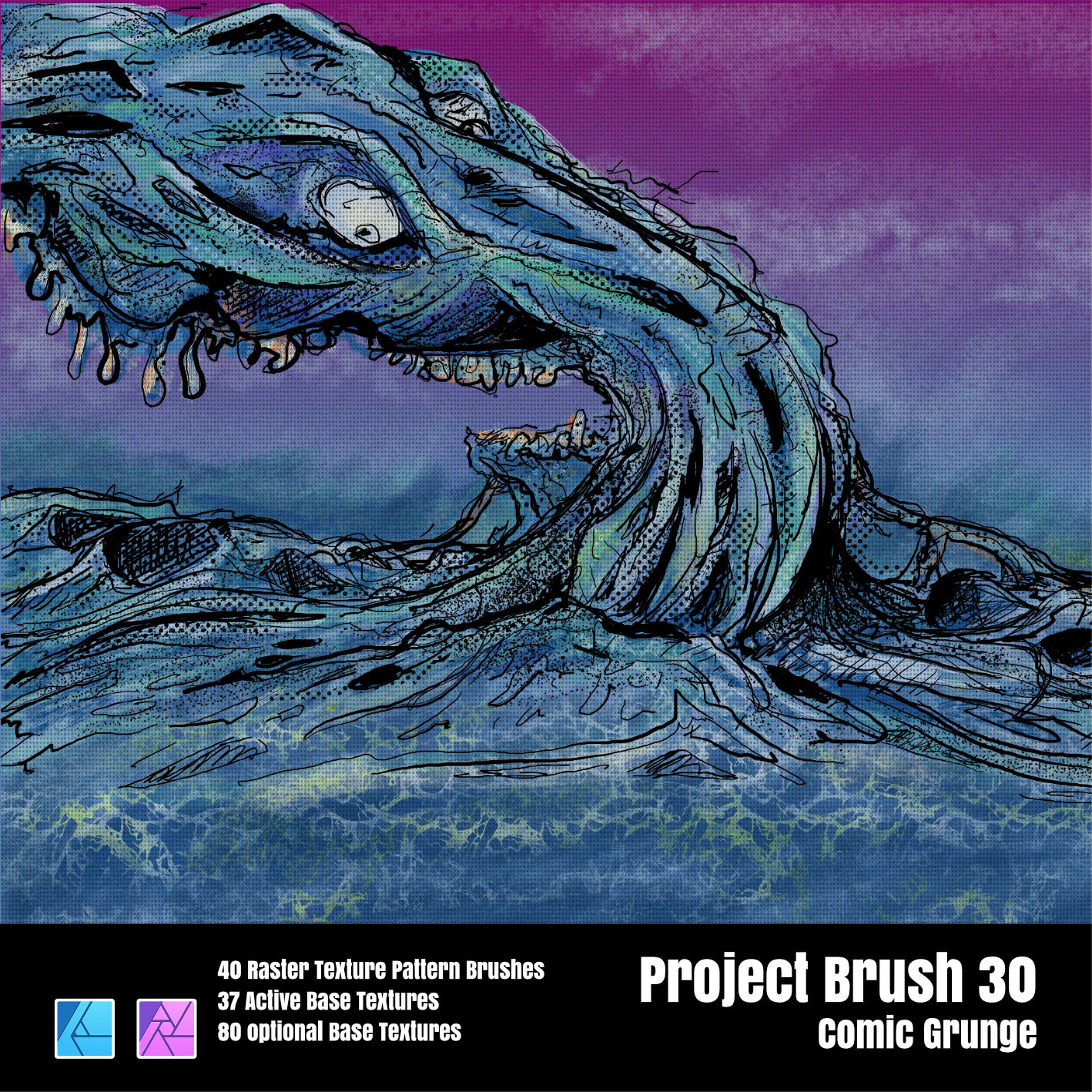 ArtStation - Project Brush 30: Comic Grunge