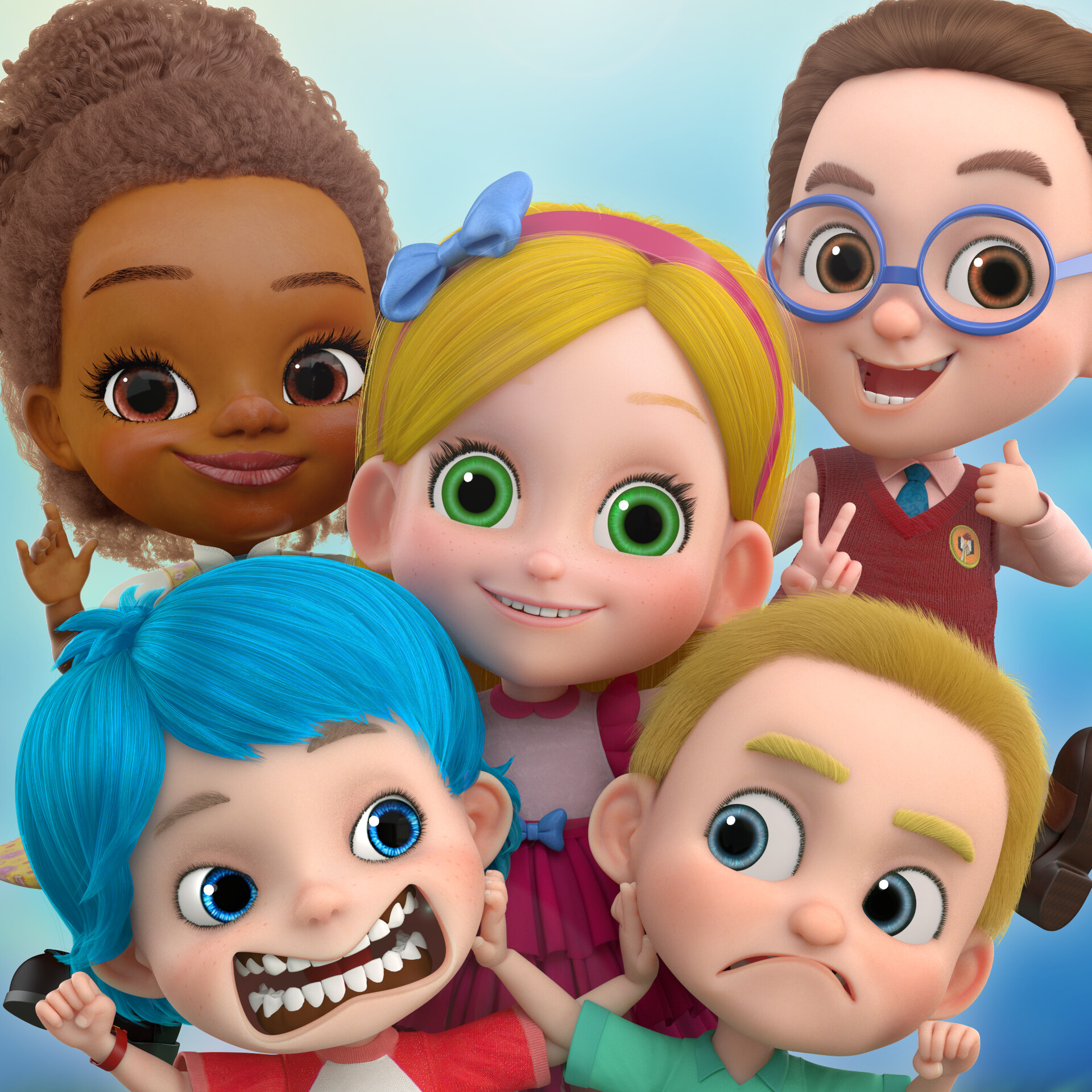 ArtStation - Cartoon Friends