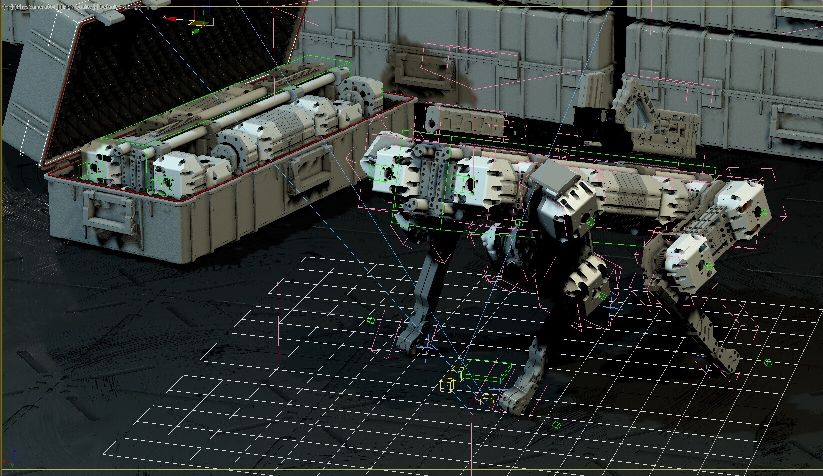 ArtStation - Robot Dog project, quick cad renders, forever branded with ...