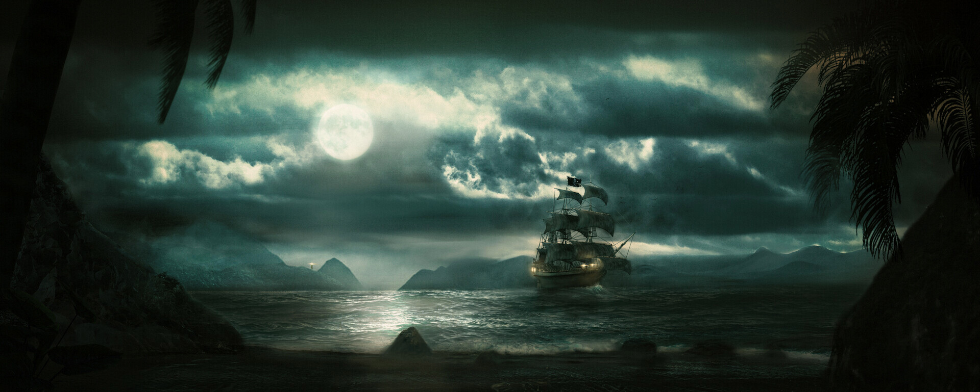 ArtStation - Pirates Ship Scene