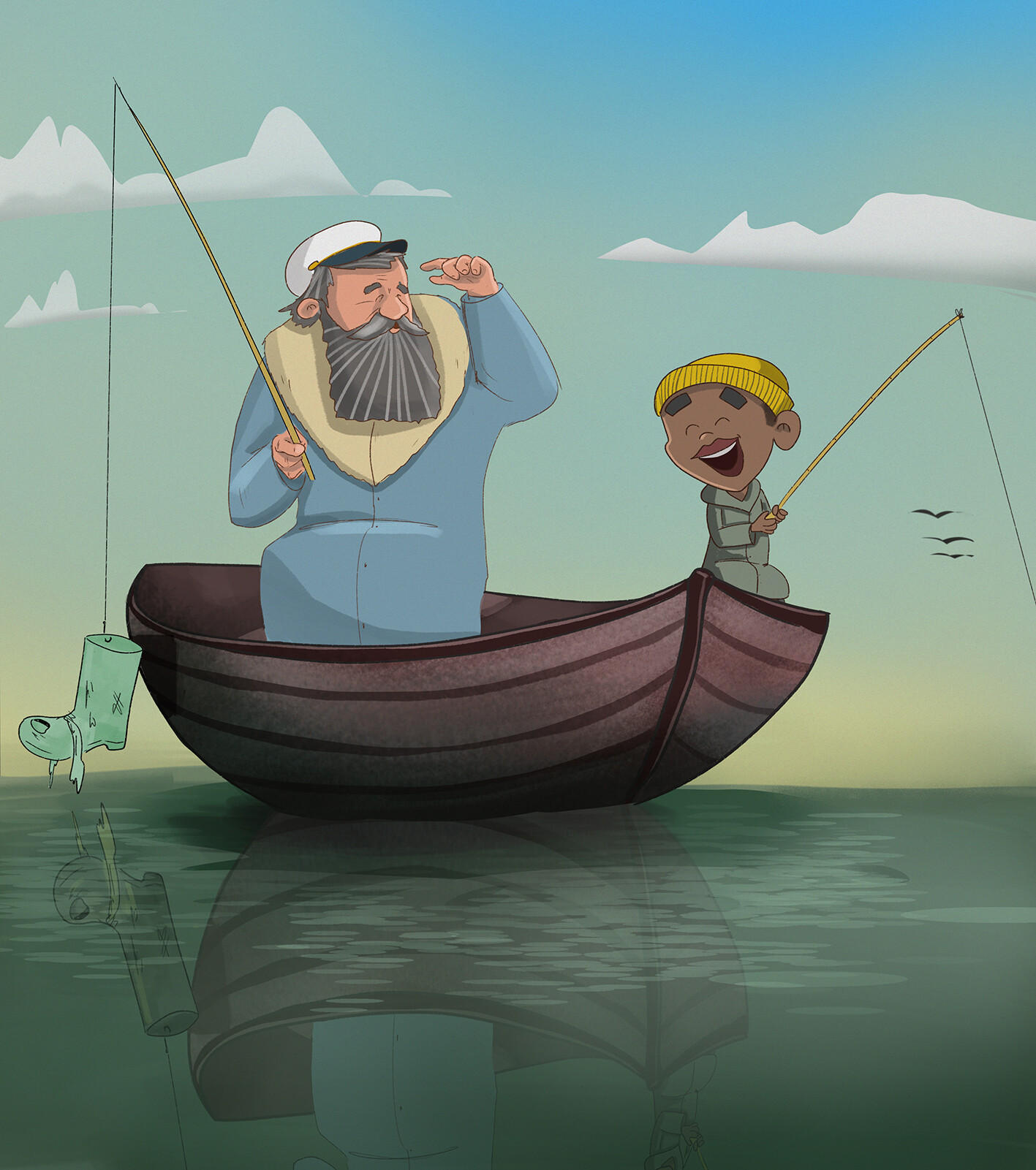 ArtStation - My sailor grandfather