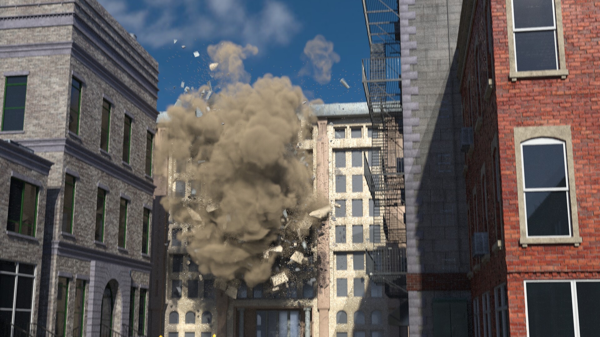 ArtStation - Skyfall Destruction