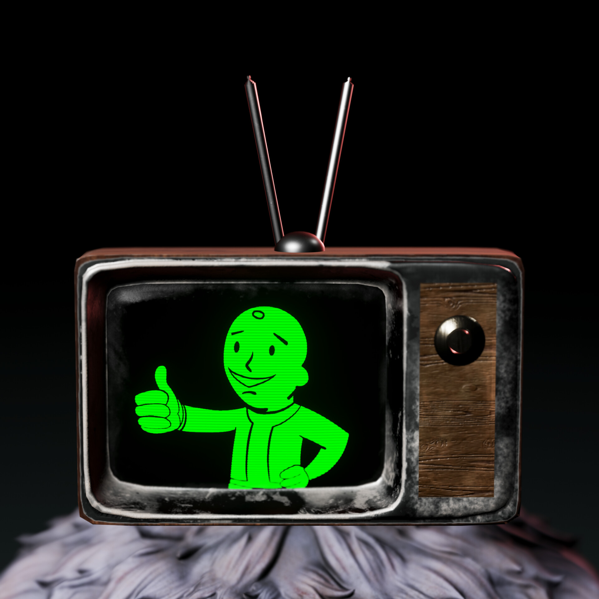 ArtStation - TV Head [Original, real-time]