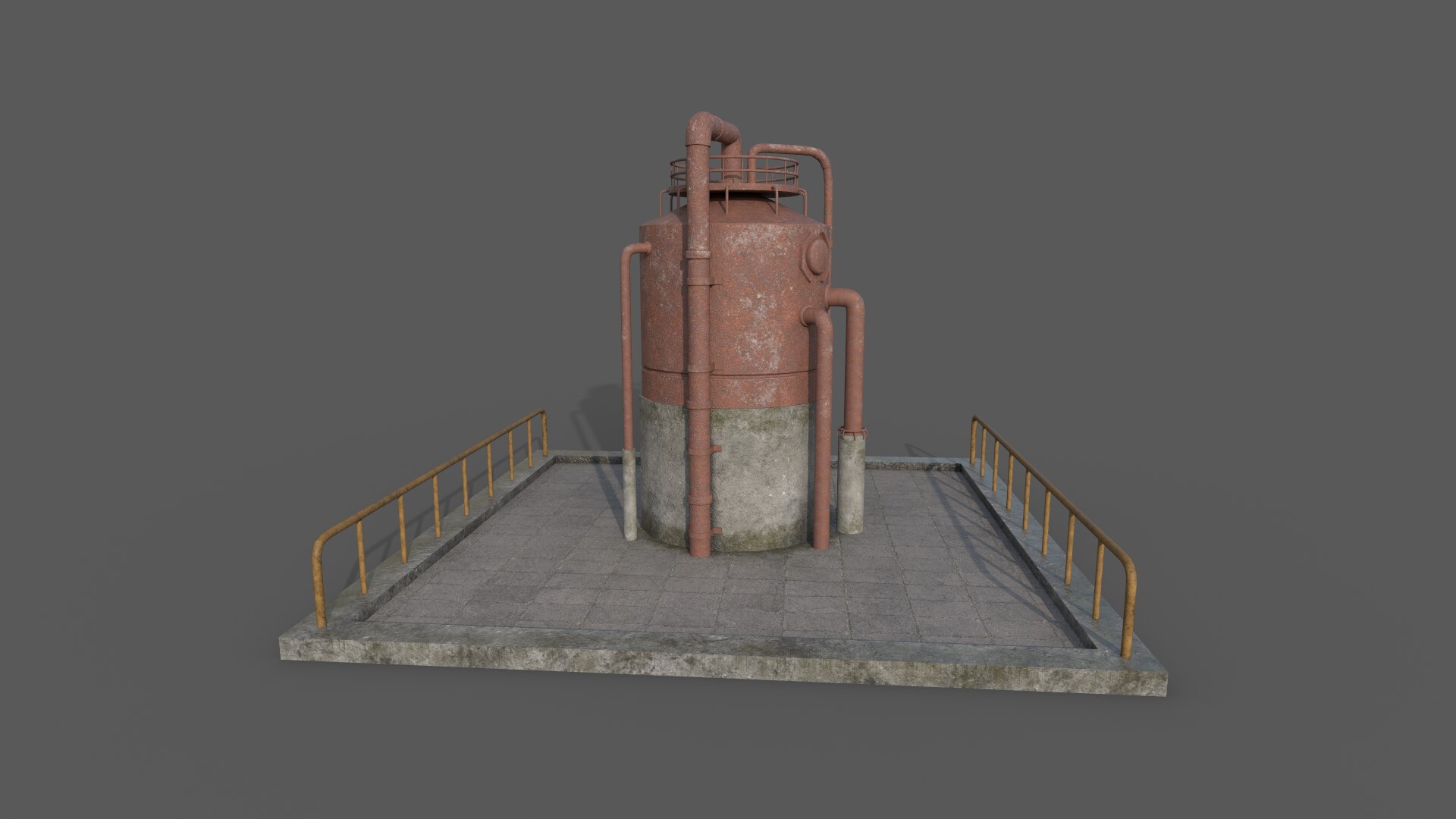 ArtStation - Rust_Pipe_Tank_Prop