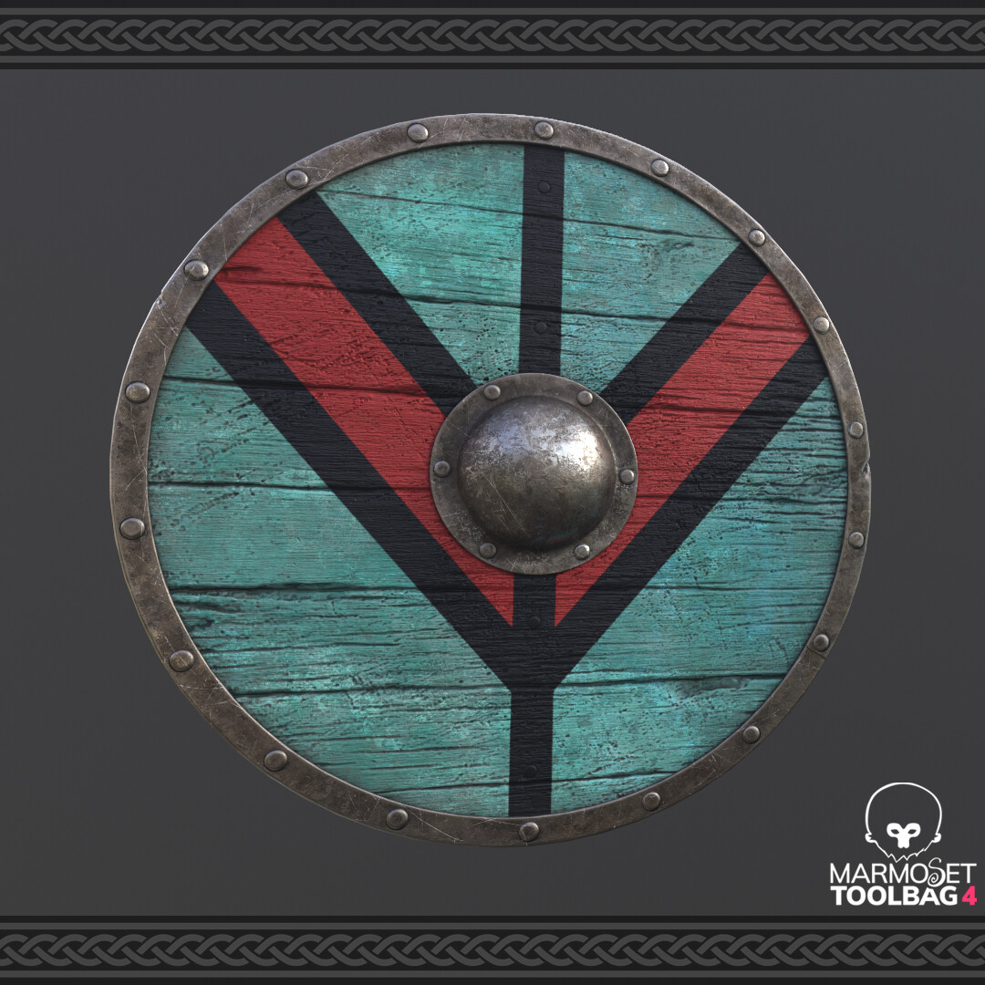 ArtStation - Viking shield