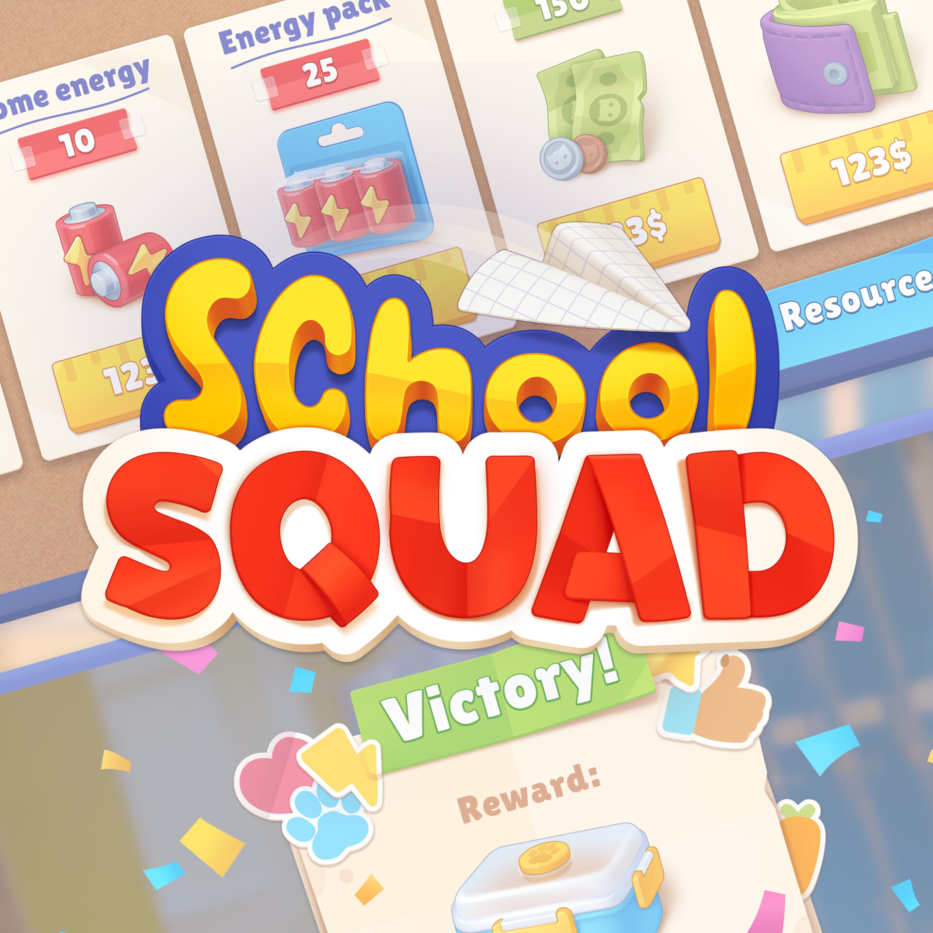 ArtStation - School Squad UI