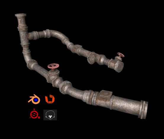 ArtStation - Steampunk pipe