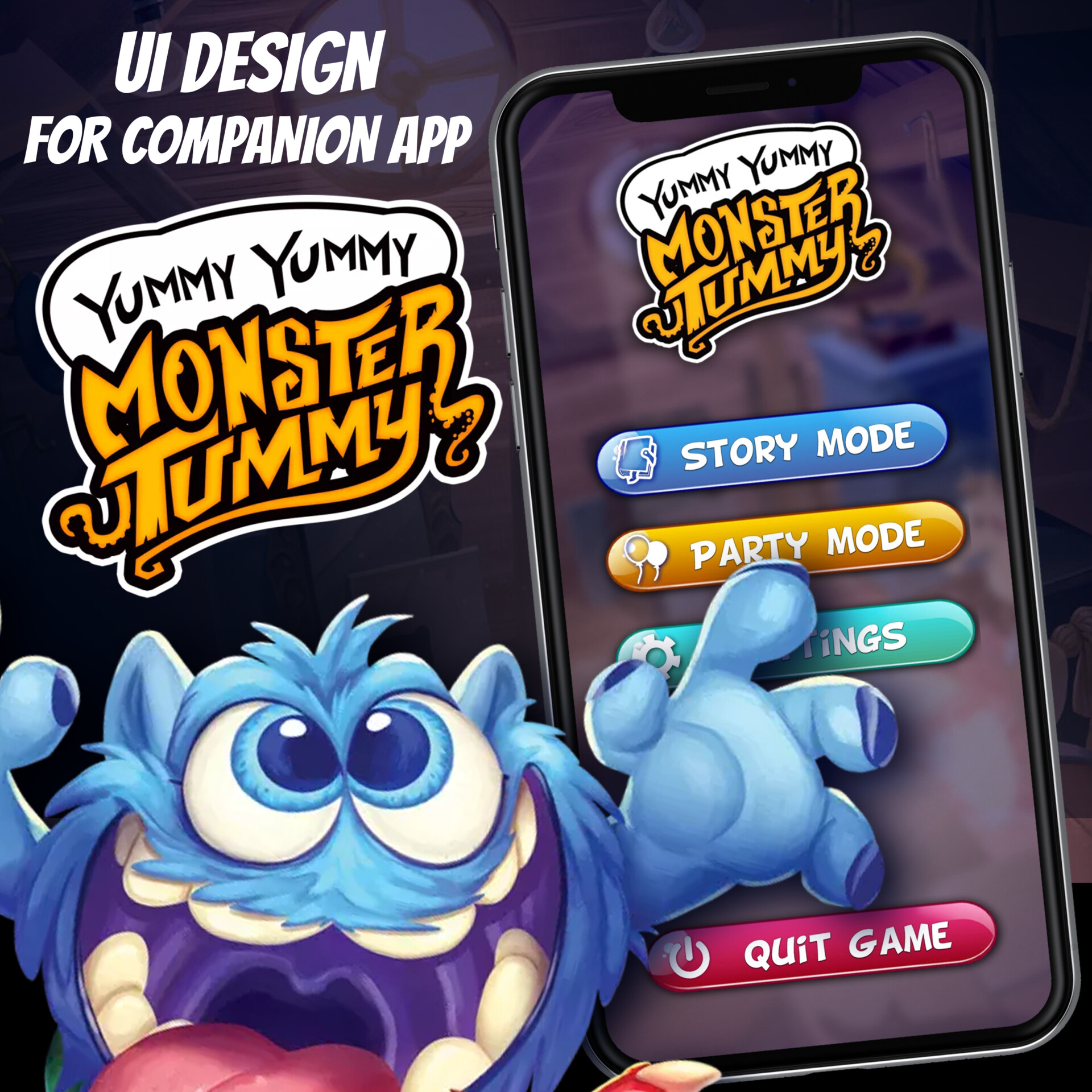 ArtStation - Yummy Yummy Monster Tummy