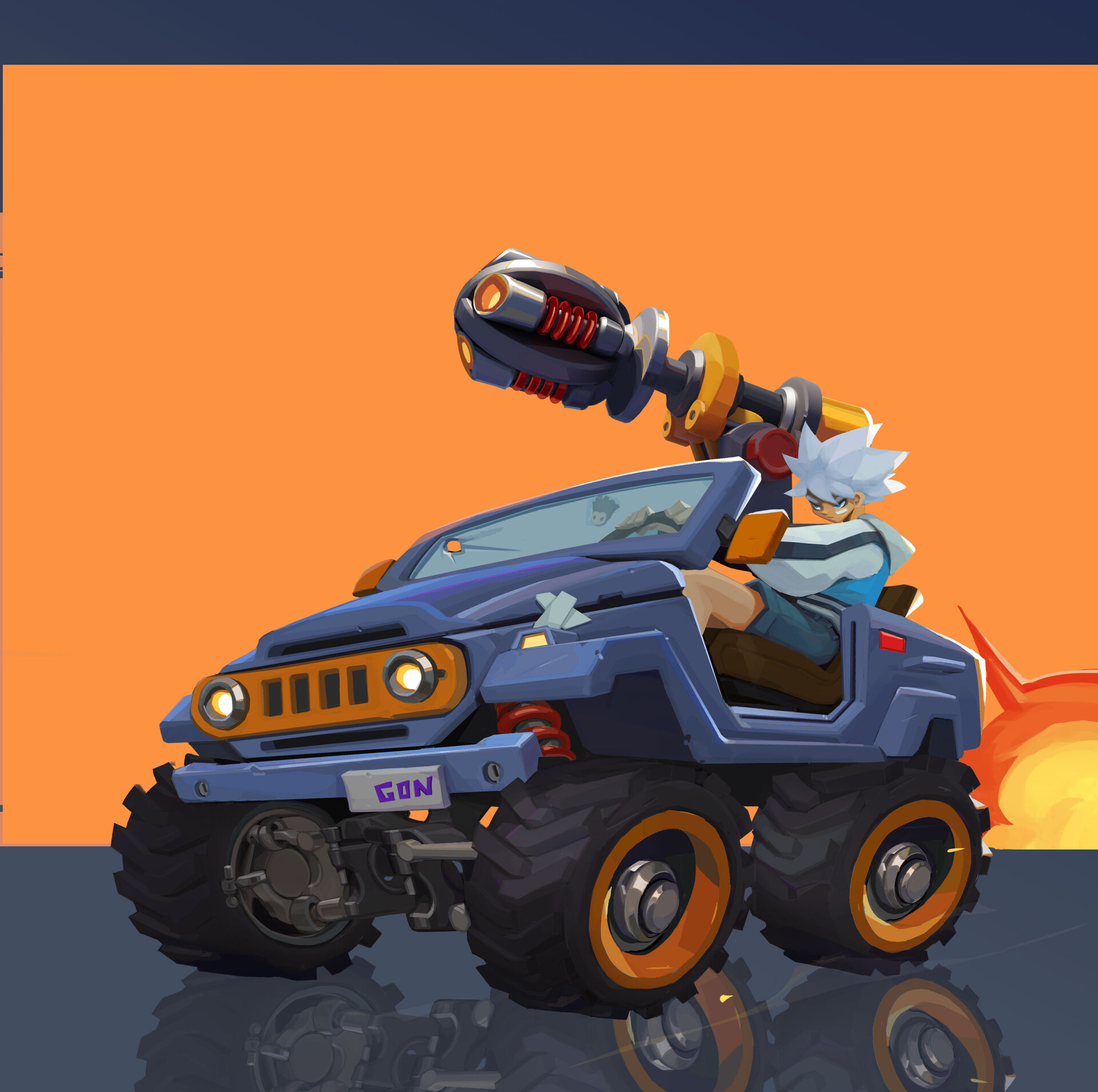 ArtStation - Metal Gon-jeep Kilua