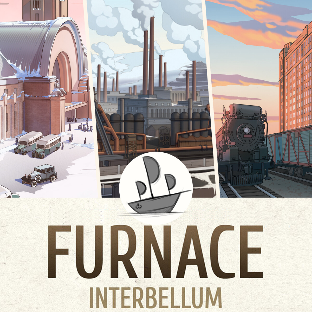 ArtStation - FURNACE: INTERBELLUM | Board Game