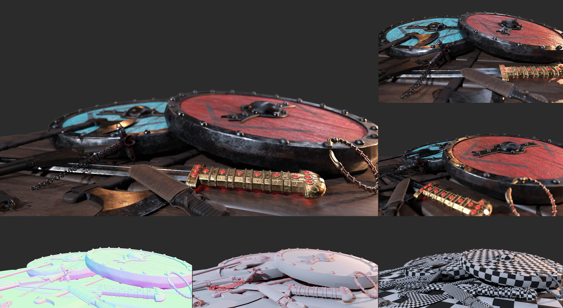 ArtStation - WEAPONS GAME ASSET