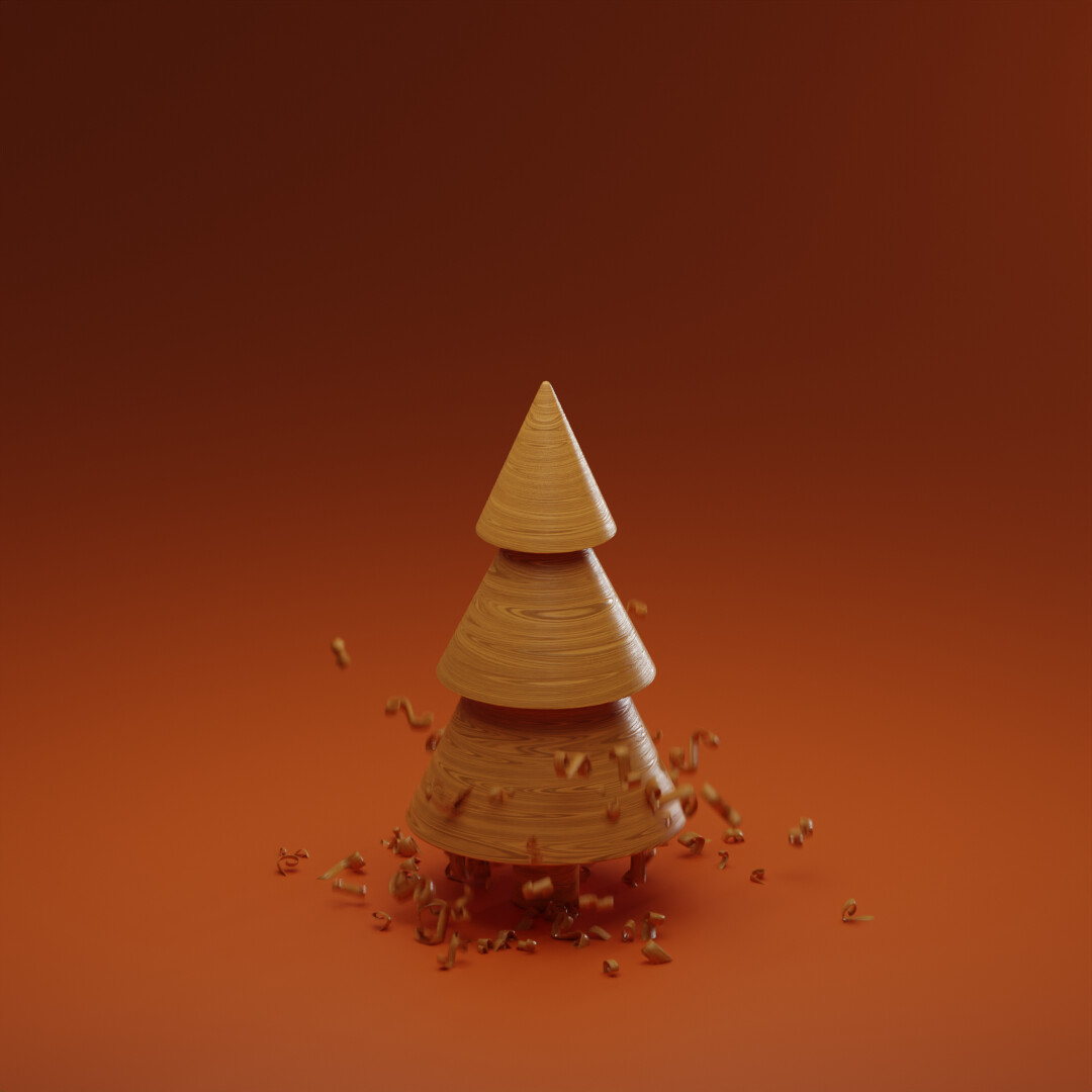 ArtStation - 3D Christmas Tree Animation