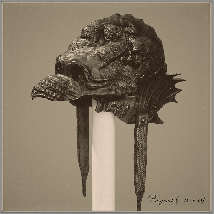 ArtStation - Burgonet (c. 1532–35) by Filippo Negroli