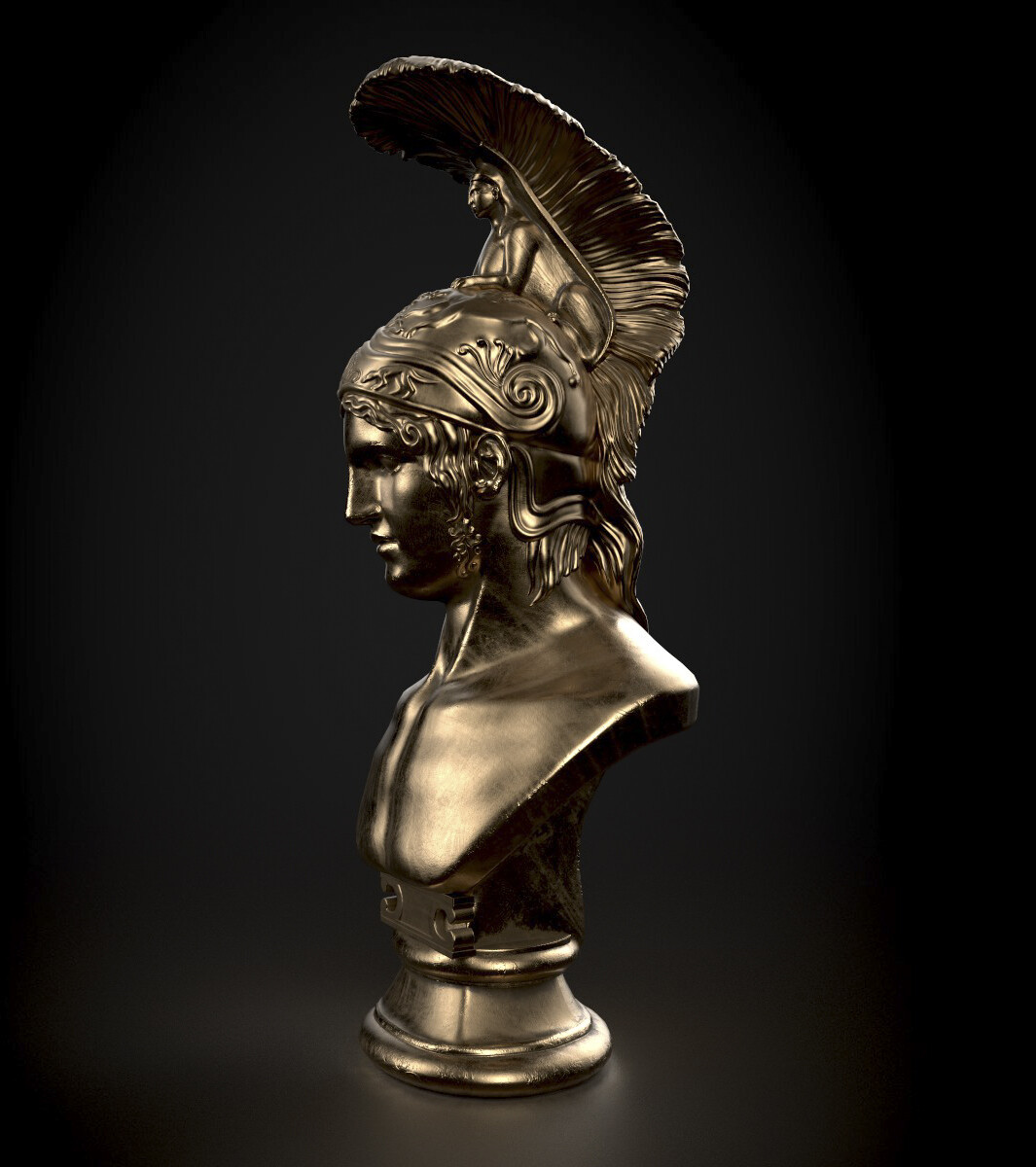 ArtStation - Head of Ares (Mars)
