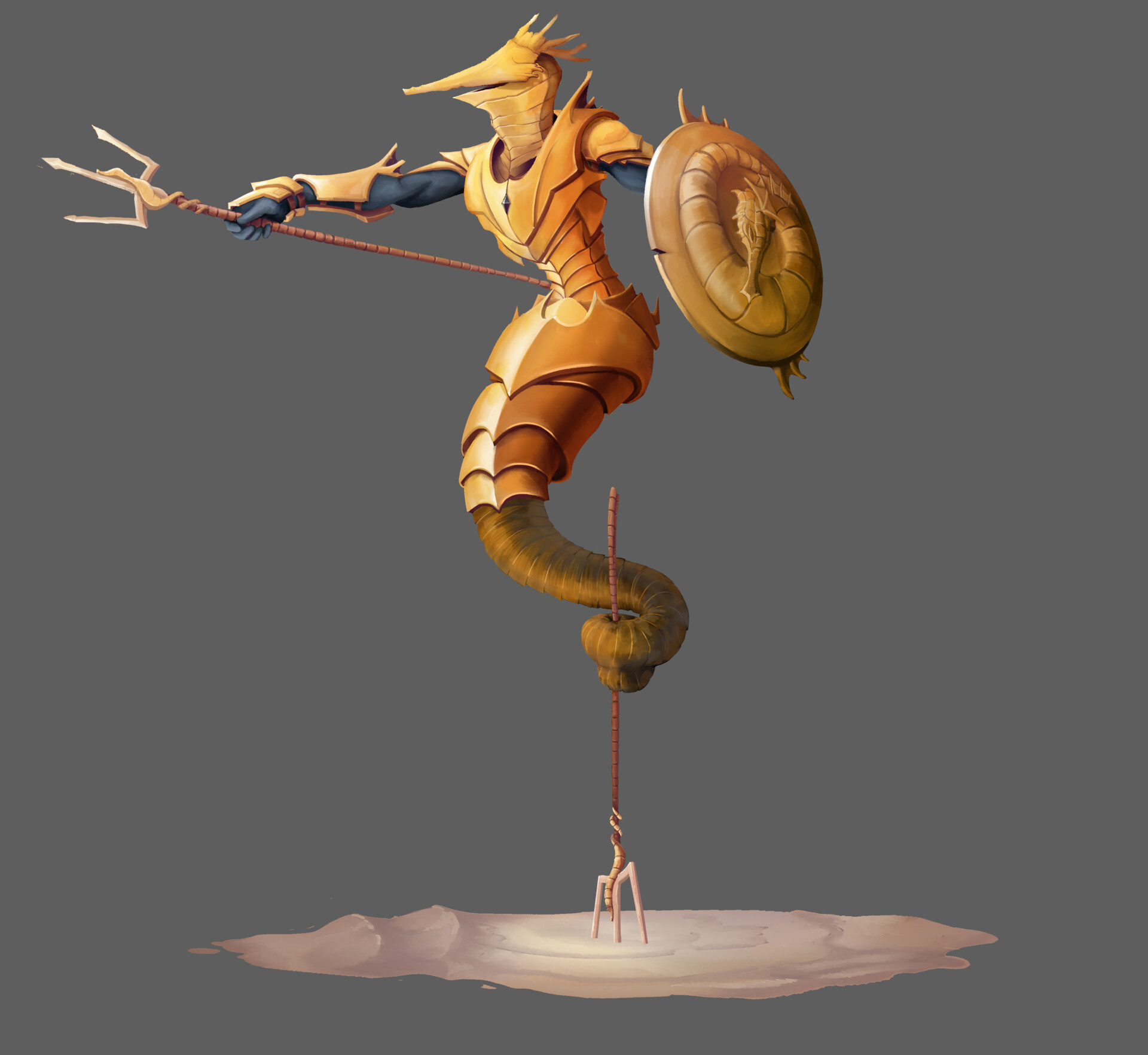 ArtStation - Sea Knight Character Design