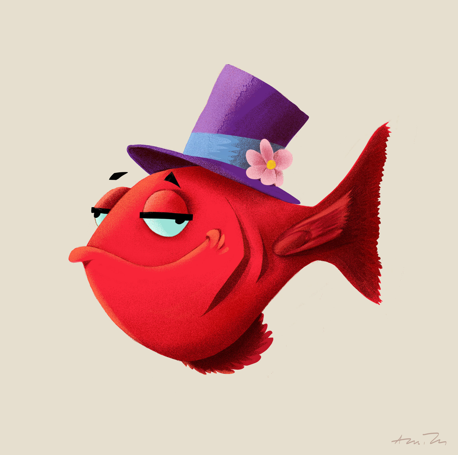 ArtStation - A weird fish!