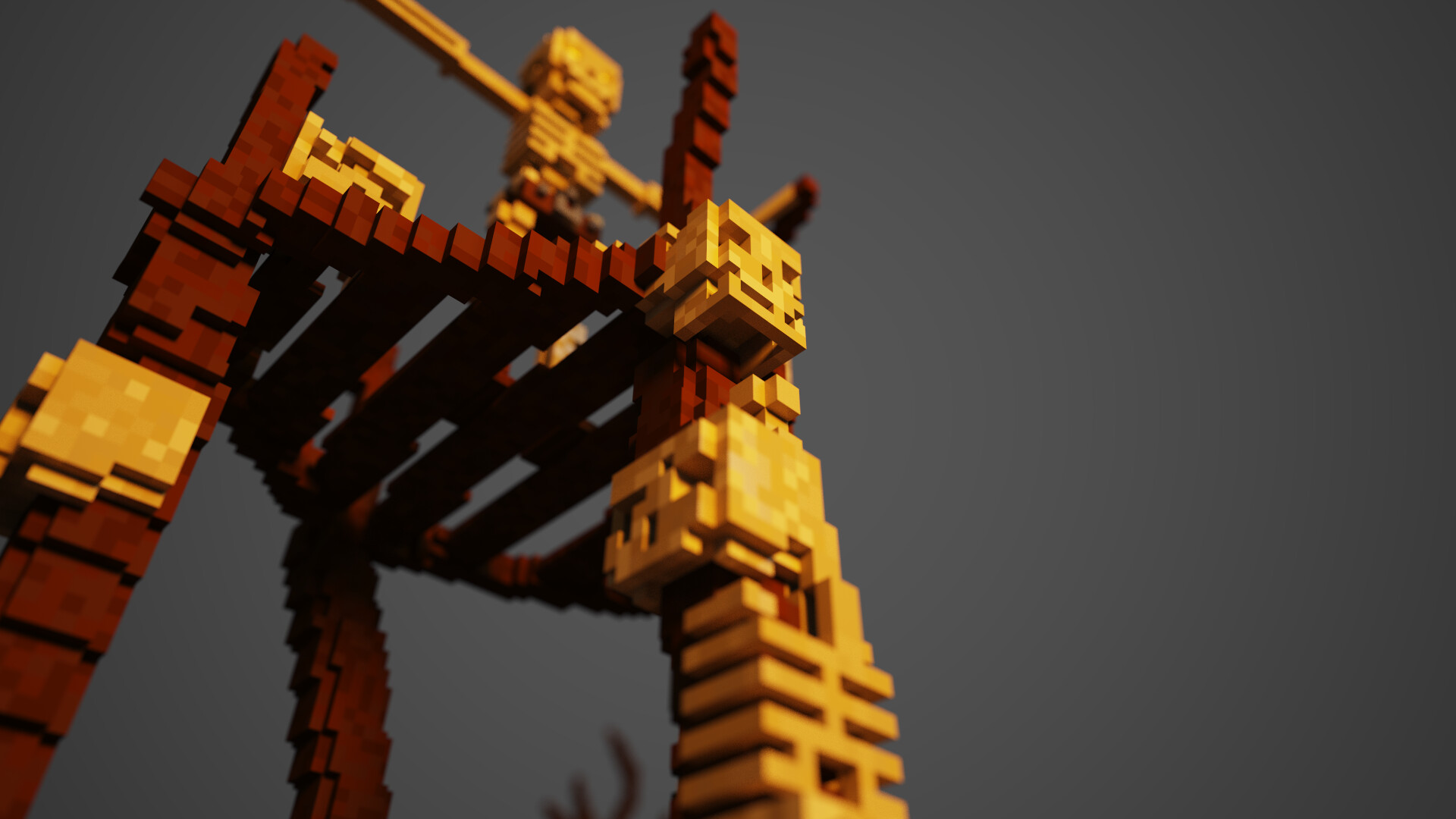 ArtStation - Heaven's Gate Skeleton Tower asset