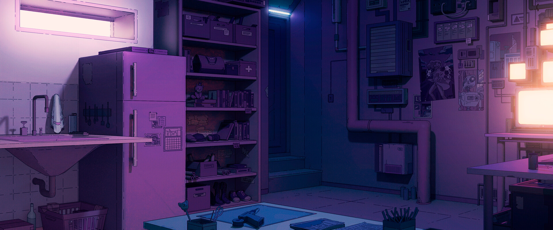 ArtStation - Quentin's Room Animation