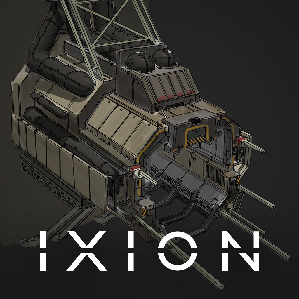 ArtStation - IXION - Buildings part 1