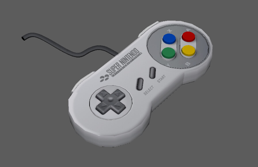 ArtStation - 3D Modeling - Game Controller
