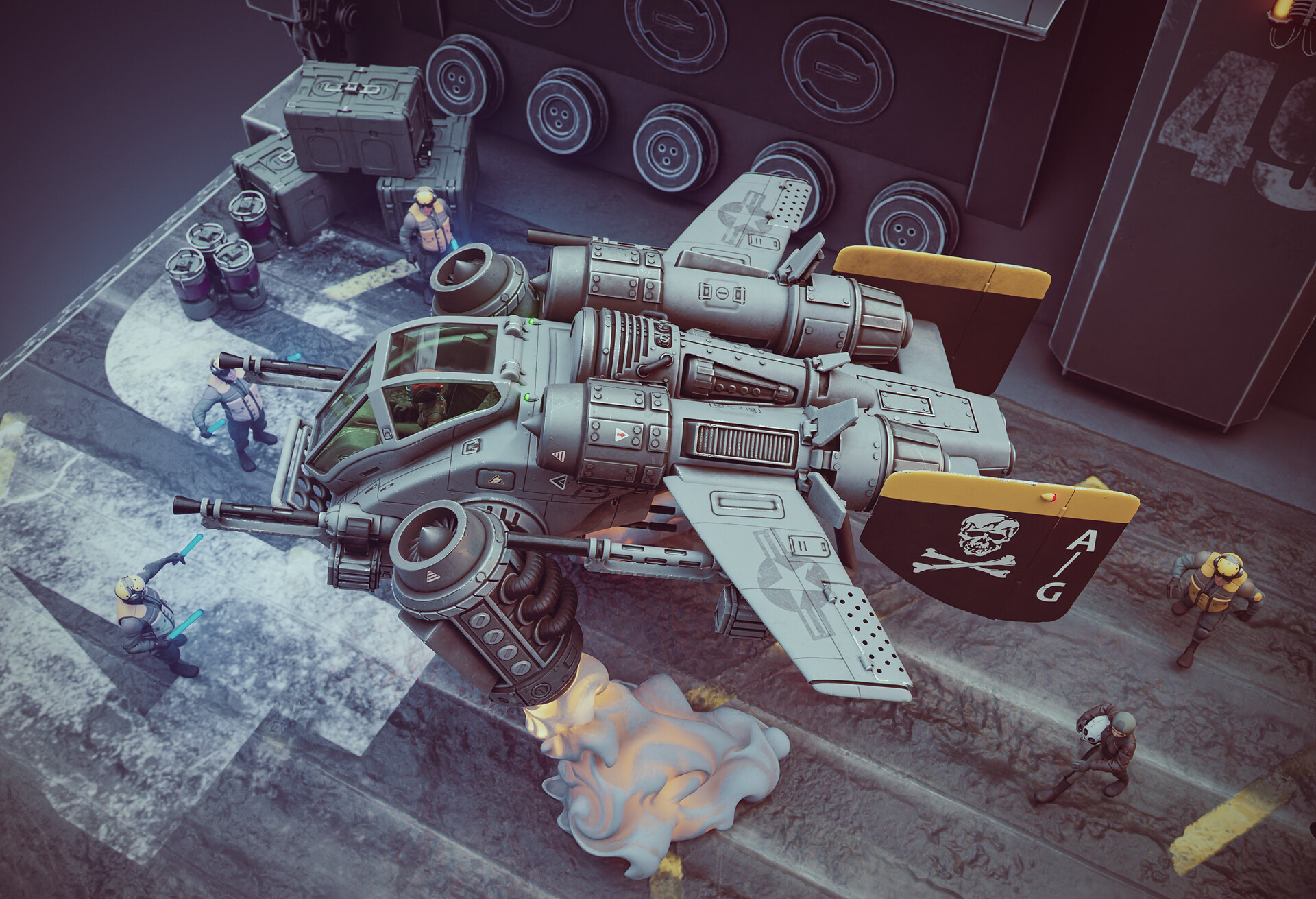 ArtStation - flight deck