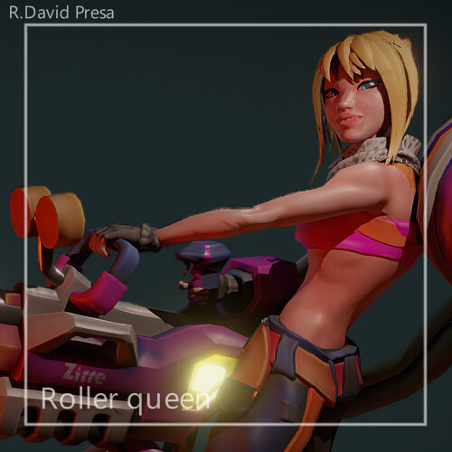 ArtStation - Roller queen