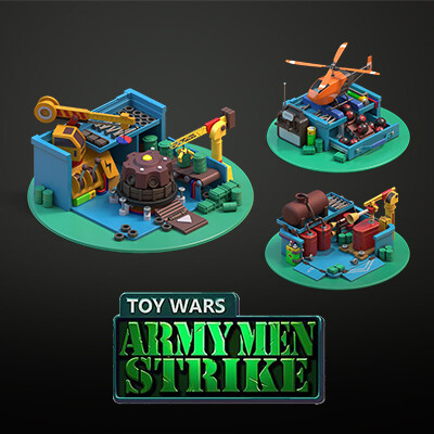 ArtStation - Army Men Strike: Toy Wars