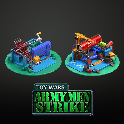 ArtStation - Army Men Strike: Toy Wars