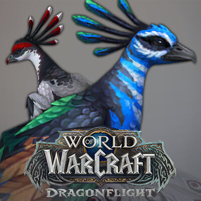 ArtStation - World of Warcraft Dragonflight - Peacocks