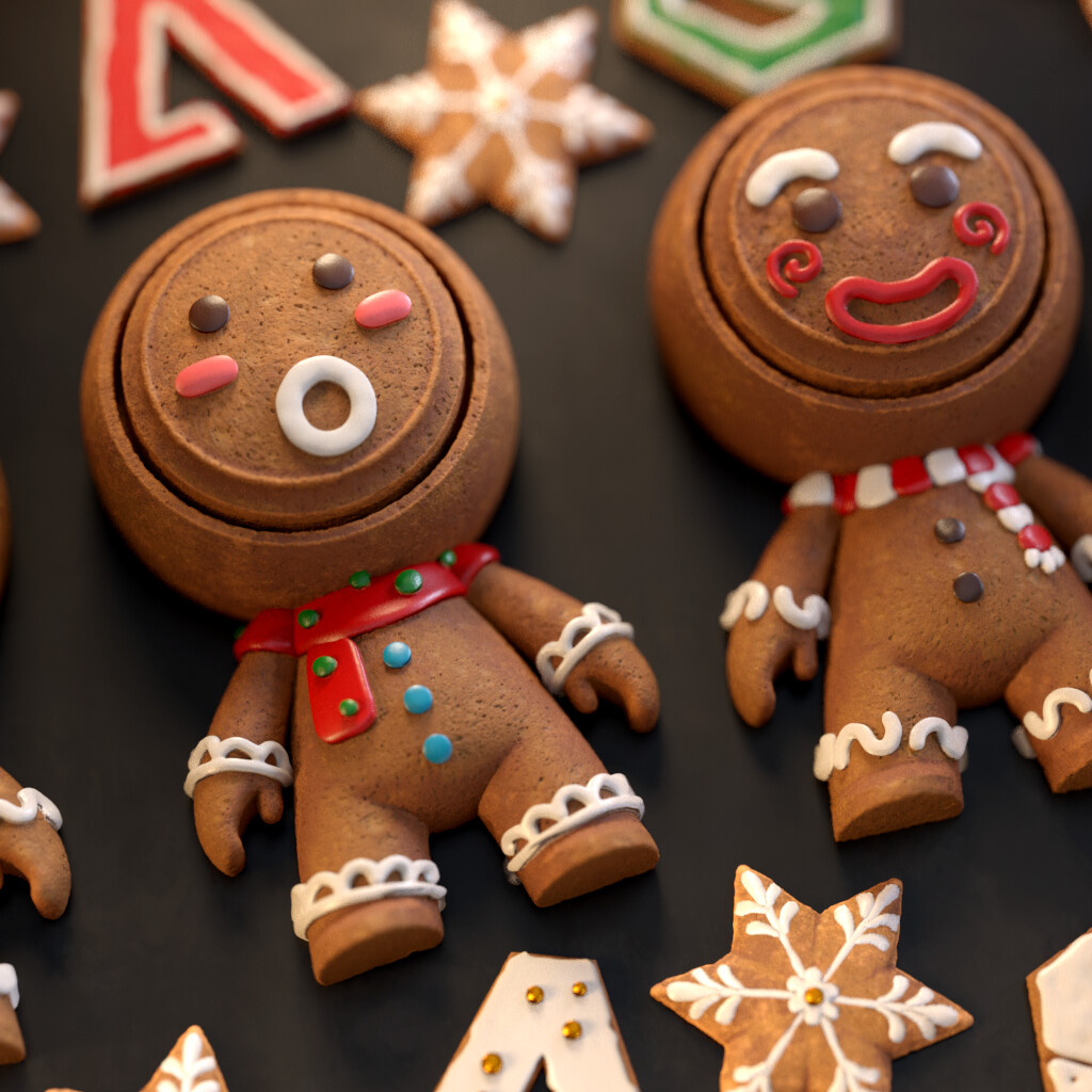 ArtStation - Gingerbread Mats
