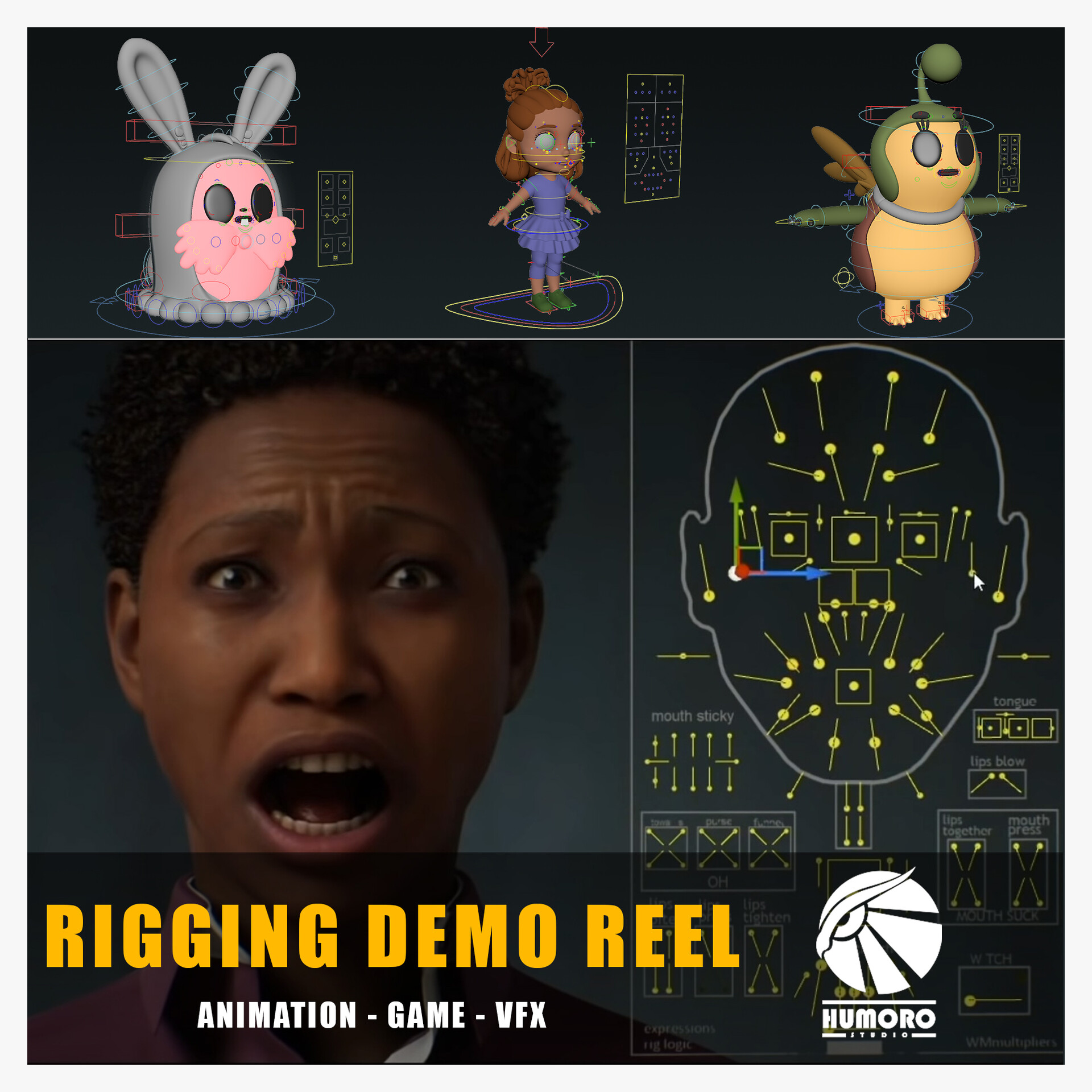 ArtStation - Rigging demo reel