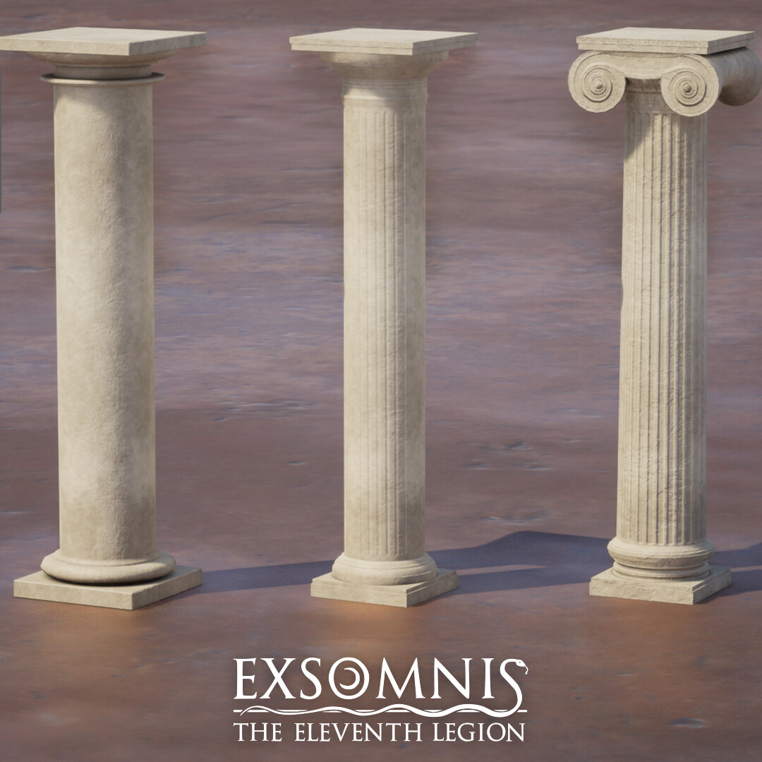 ArtStation - Roman Columns (Tuscan, Dorian, Ionic) - Exsomnis: The Eleventh Legion