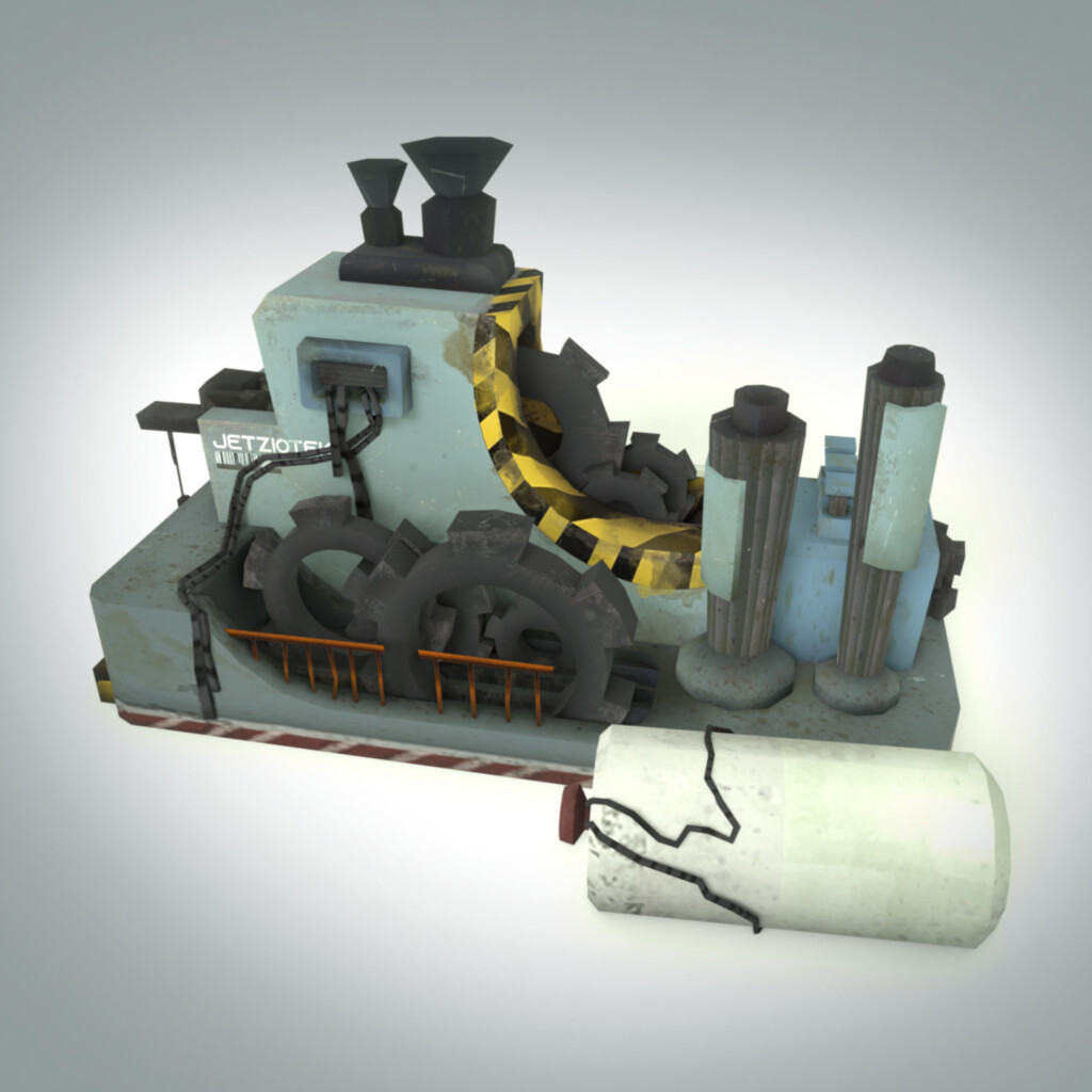 ArtStation - Stylized Generator Prop