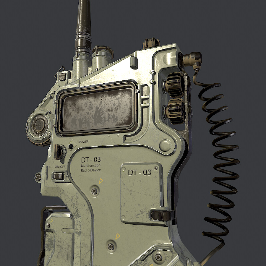 ArtStation - DT-03 Radio Device