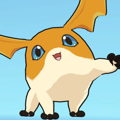 ArtStation - Patamon - Unlit Hand Painted Textures