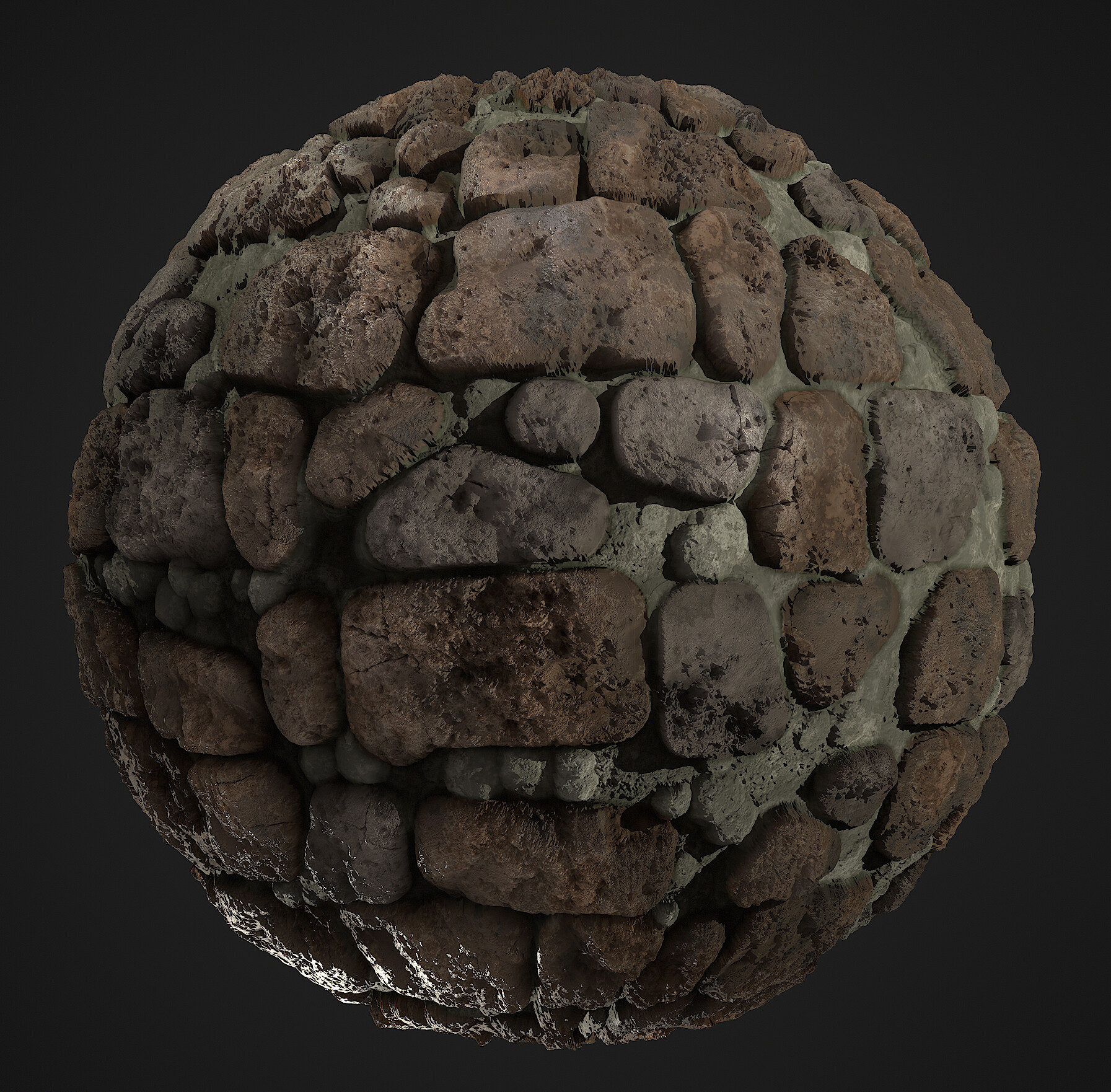 ArtStation - Realistic Cobblestone Material