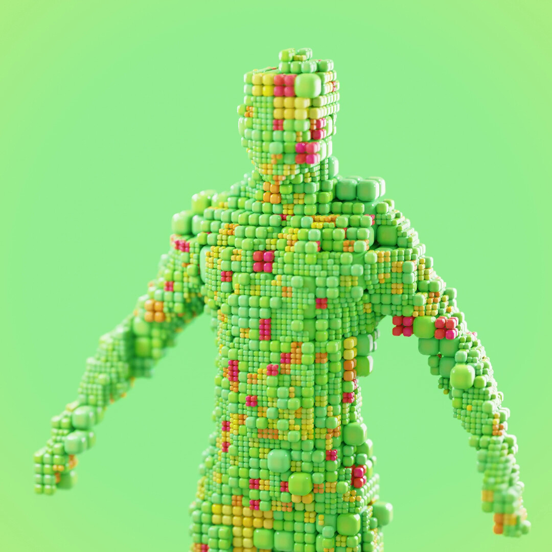 Artstation Adaptive Voxel Grid Human