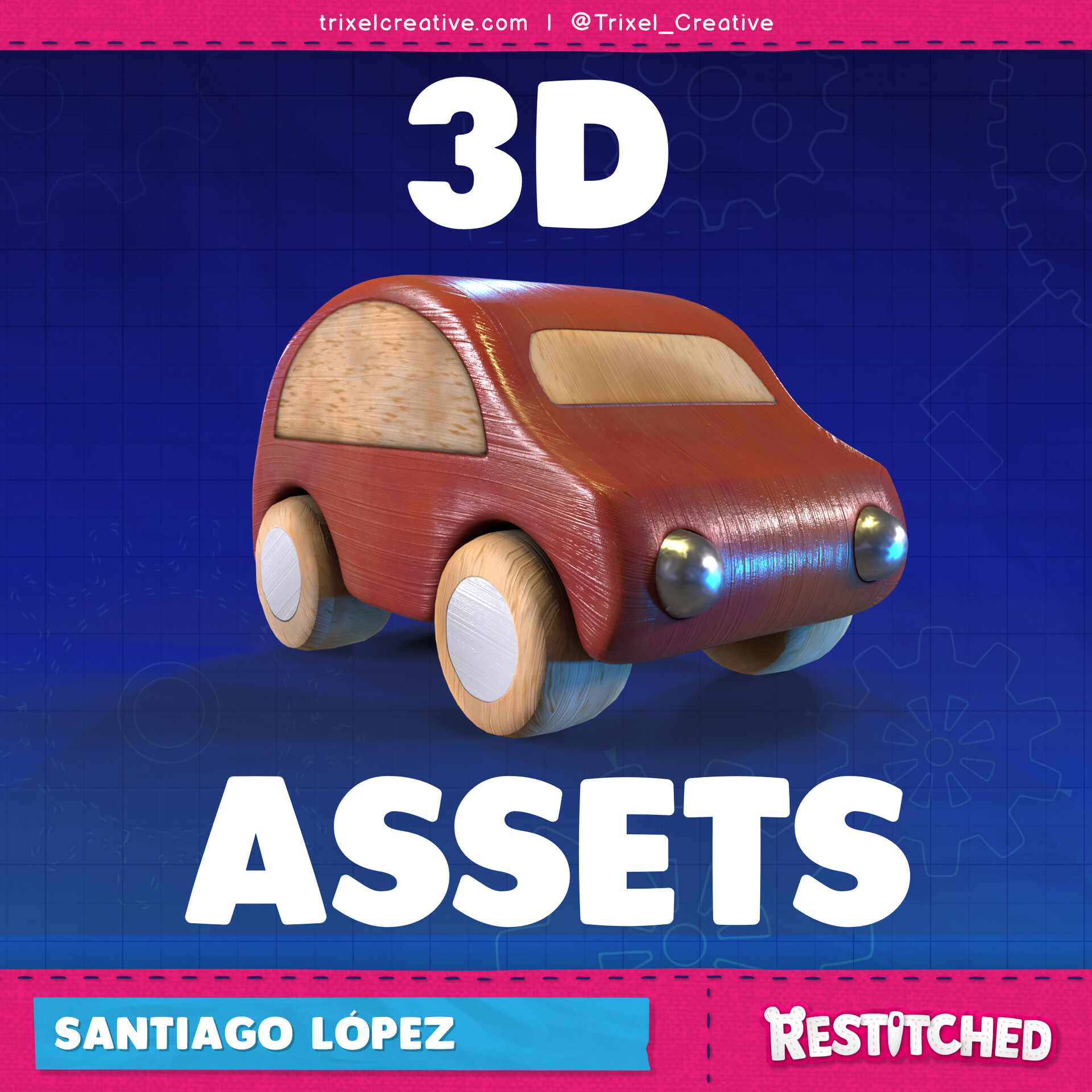 ArtStation - 3D Assets from Restitched - Trixel Creative