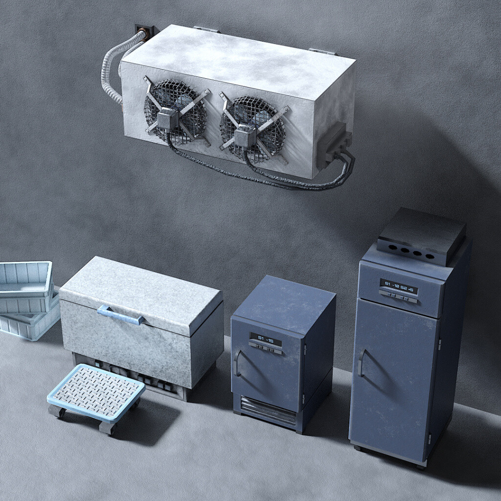 ArtStation - Freezer room equipment