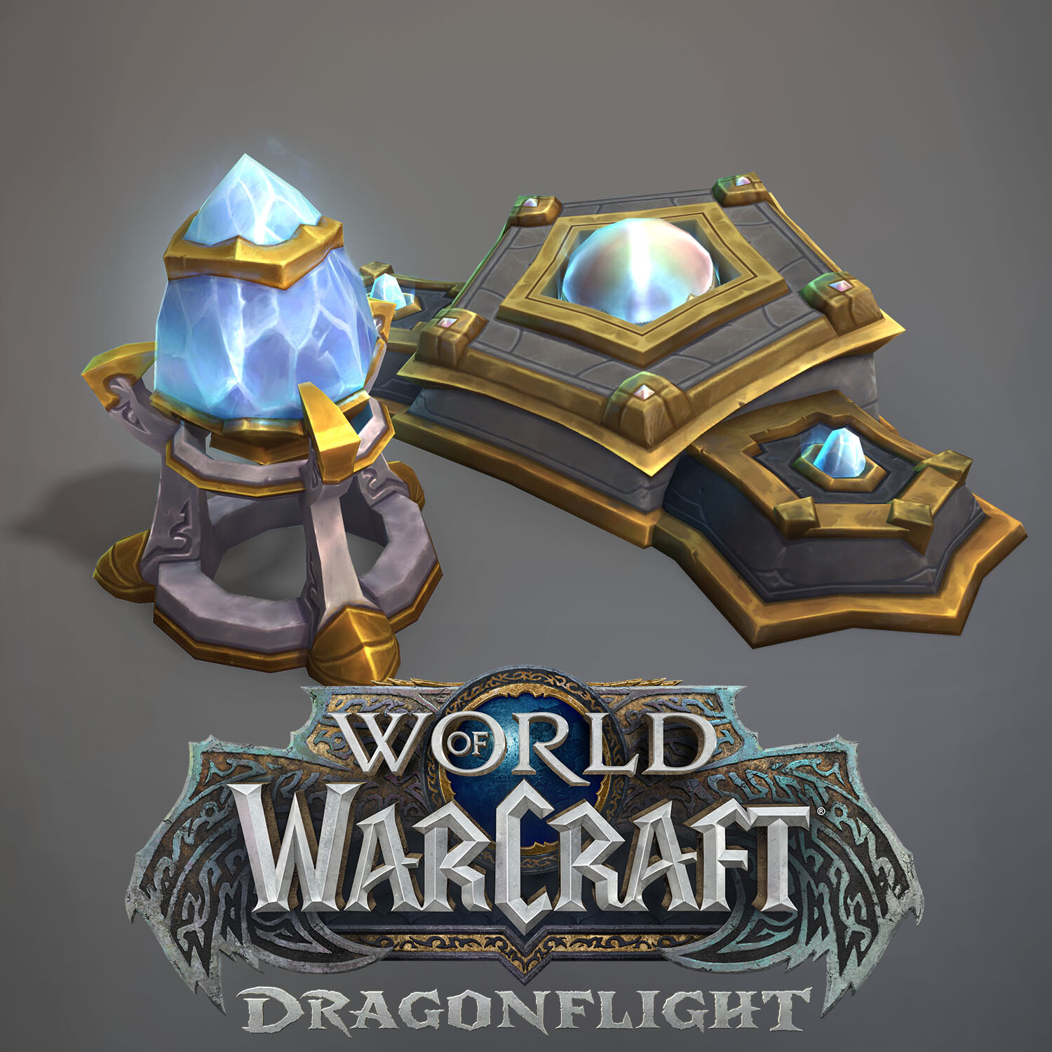 ArtStation - WoW Dragonflight - Magic Gem and Console