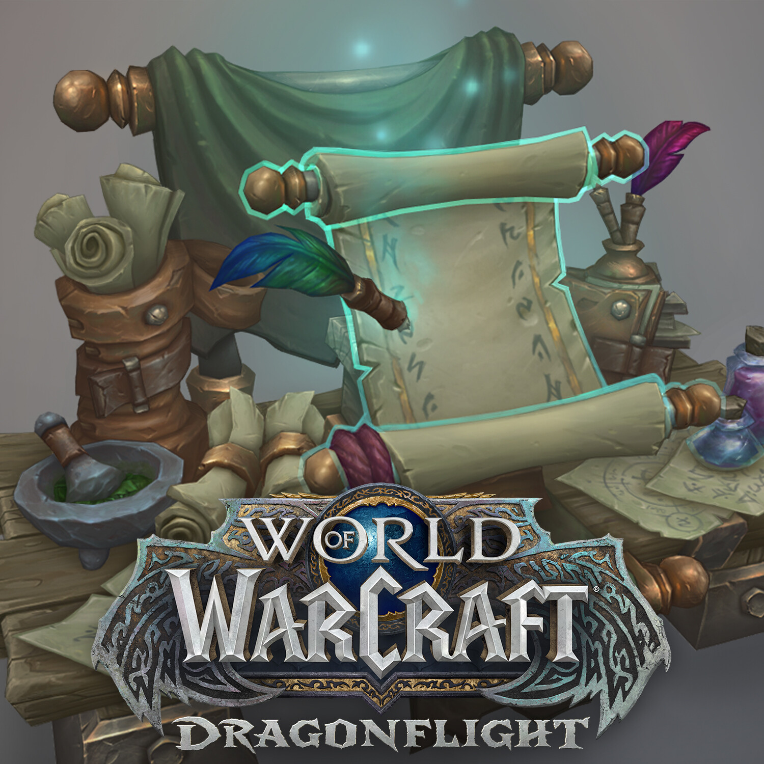 ArtStation - Dragonflight: Inscription Crafting Table