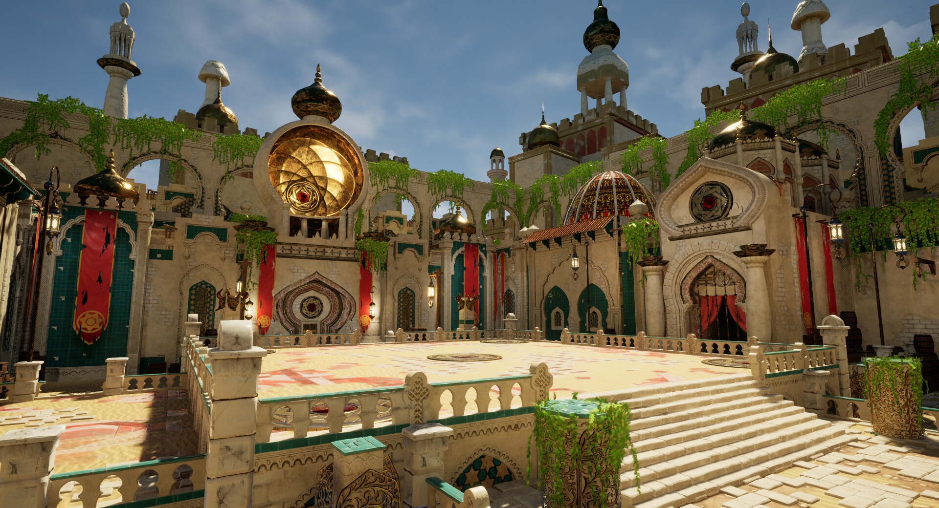 ArtStation - Palace Streets - Boss Arena