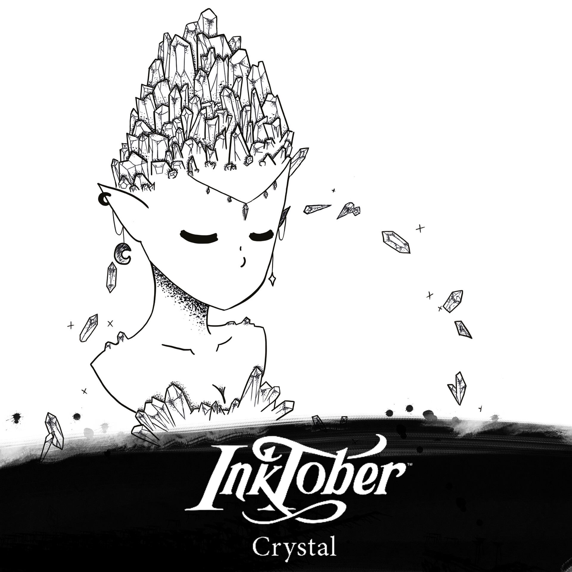 ArtStation - Inktober-Crystal