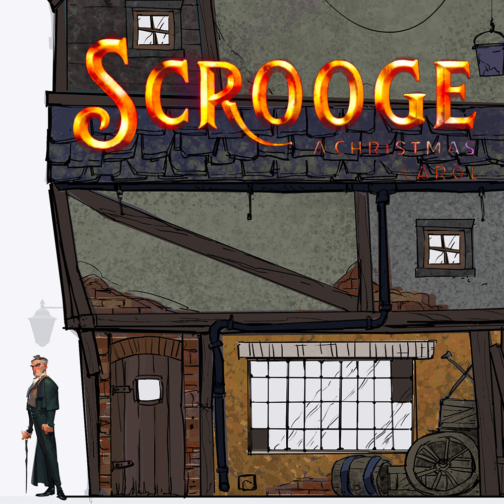 ArtStation - Scrooge: the Cratchit's exterior